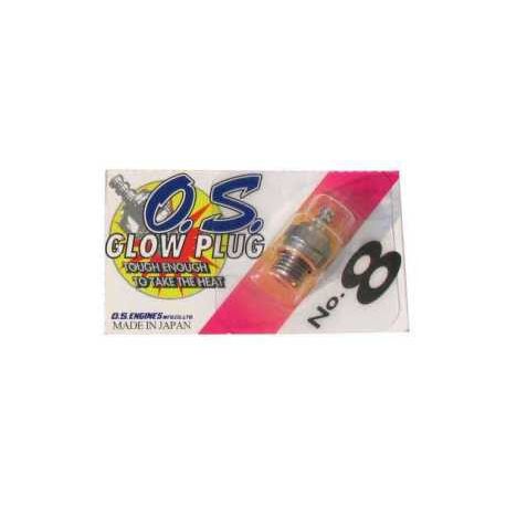 O.S. Glow plug No.8 (Medium) L-OS71608001 OSMG2691